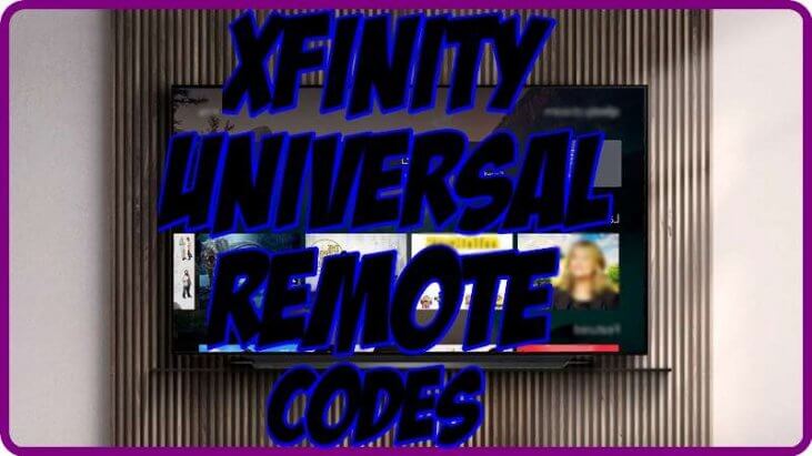 Comcast Xfinity Universal Remote codes List and Programming Guide
