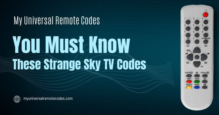 TVs - My Universal Remote Tips And Codes